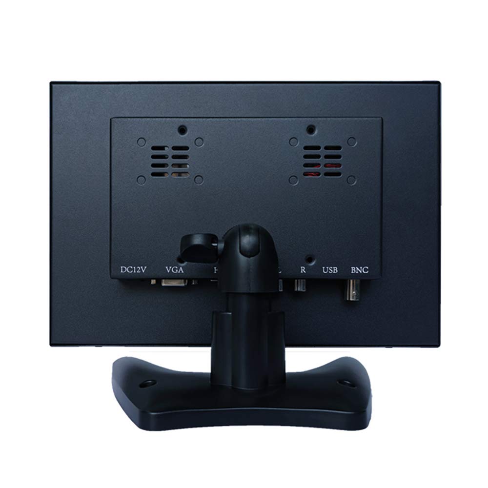 iChawk 11.6" 12" inch Display 1366x768 16:9 HD Widescreen Metal Case HDMI-in VGA BNC AV Built-in Speaker Industrial LCD Screen Monitor For PC Display, USB Port Pluggable U-disk Video Player W116MN-591