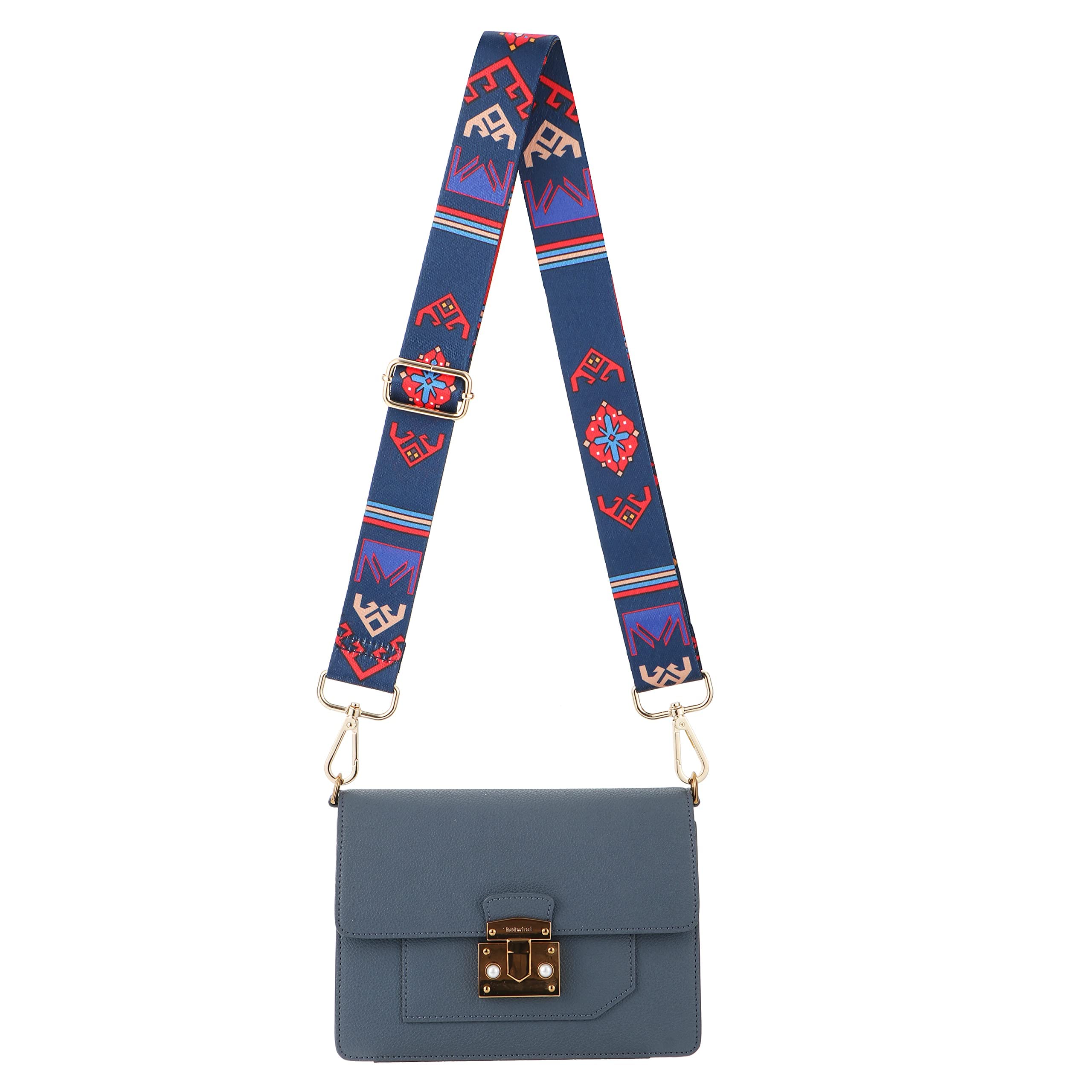 Auden Arctic Purse Strap Replacement for Crossbody Handbags, Comfortable, Vintage Style, Adjustable Length (30 to 55 inches)