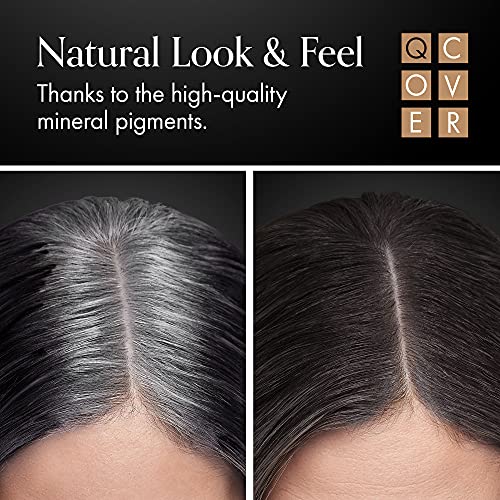 Michel Mercier Hair Root Touch Up Spray | No-Mess Instant Hair Dye with Unique Applicator | Natural Looking Hair Color (Black)