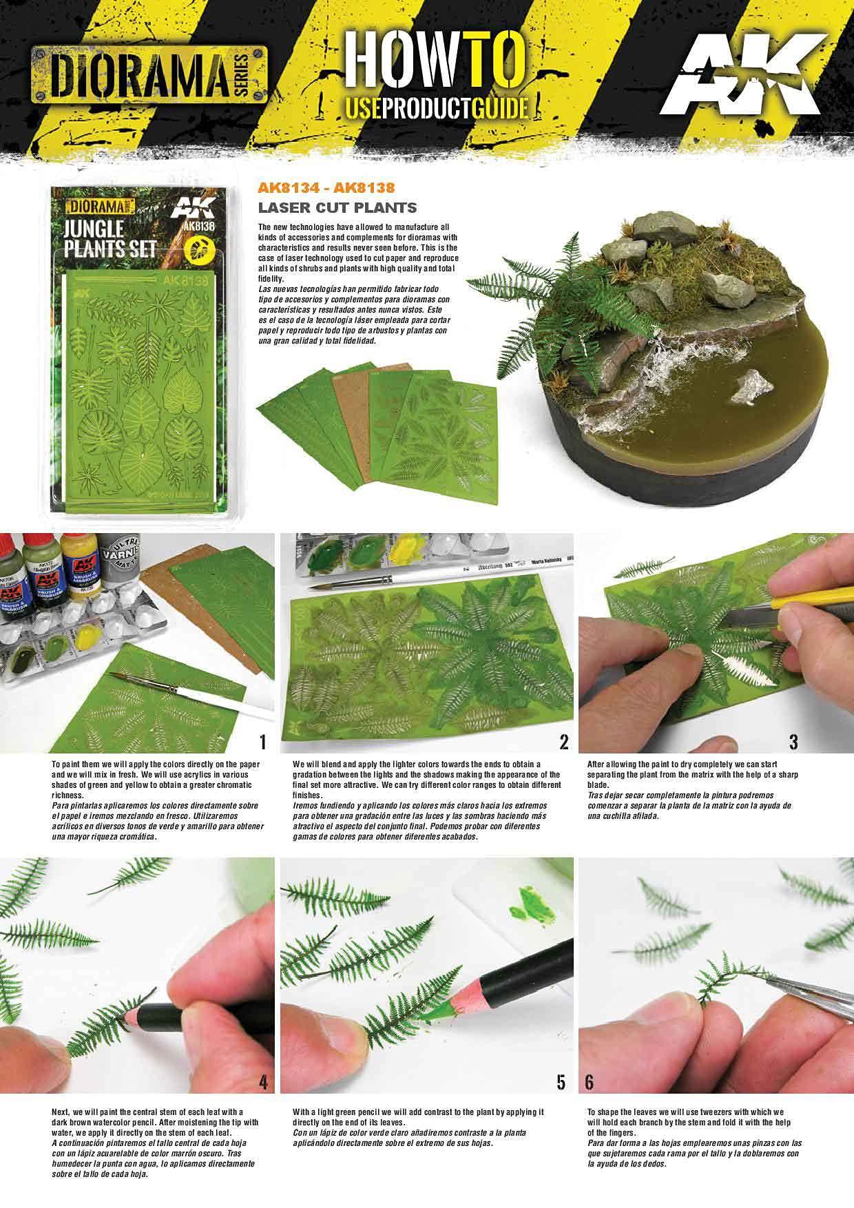 AK-Interactive Jungle Plant Set