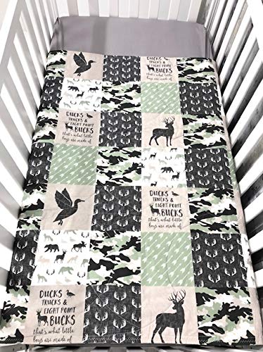Baby Chevron, Baby Bedding, Hunting, Ducks, Woodlands, Buck, Crib Bedding, Nursery Room, Babylooms