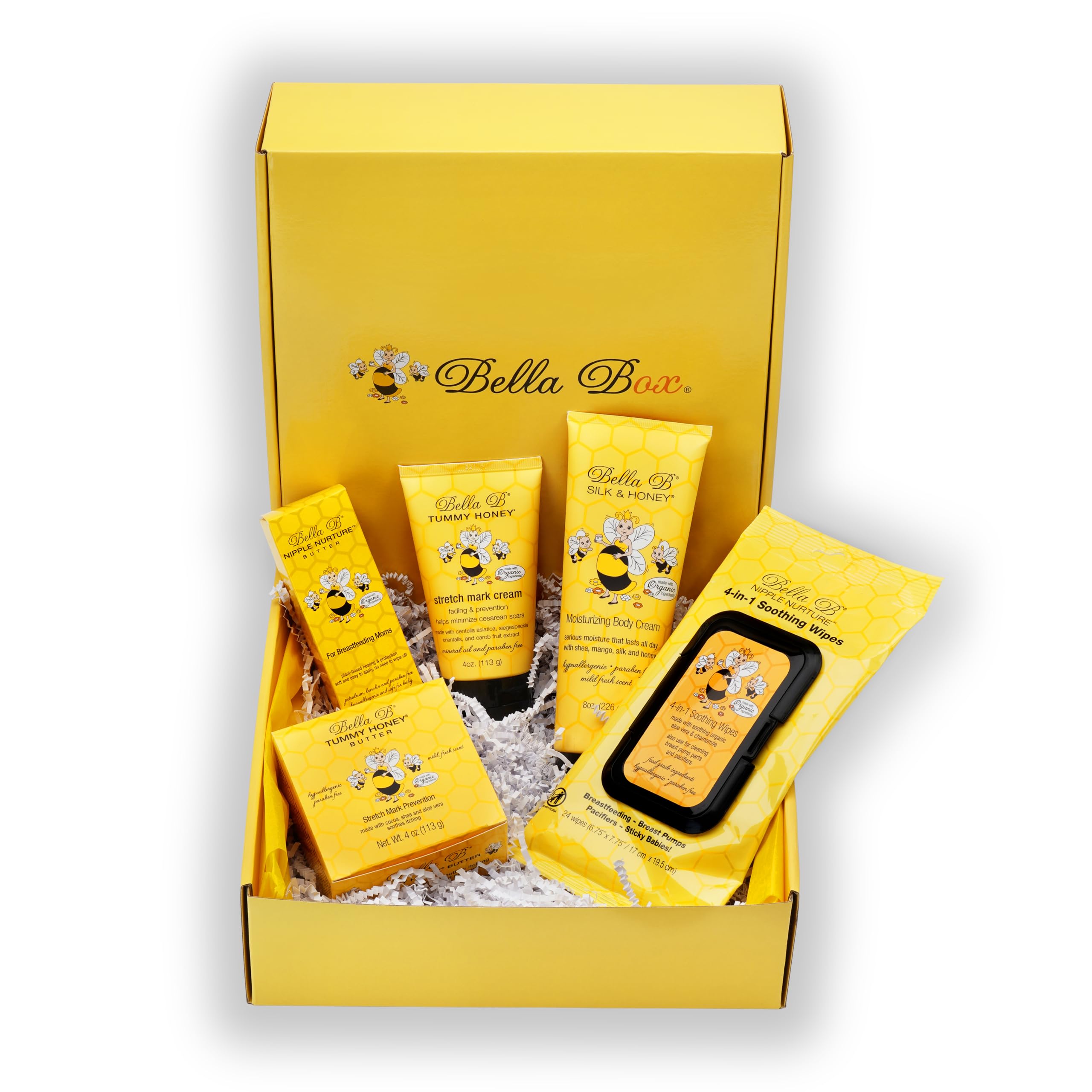BELLA B Pregnancy & Beyond Starter Set - Skin Care Gift Set - New Mom Gifts - Gift For Mom - New Mom Gift Basket - Pregnancy Must Haves - Pregnancy Gifts For First Time Moms