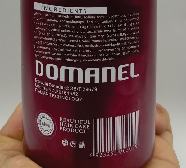 DOMANEL Nourishing Shampoo 1000 Ml 35.3oz + Nourishing + Moisturizing