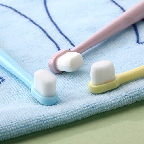 EasyHonor Baby Toothbrush & Toddler Toothbrush for Age 4-12 Years Old, Extra Soft Toothbrush with 10000 Soft Floss Bristle for Baby Gum Care. (6Pcs)