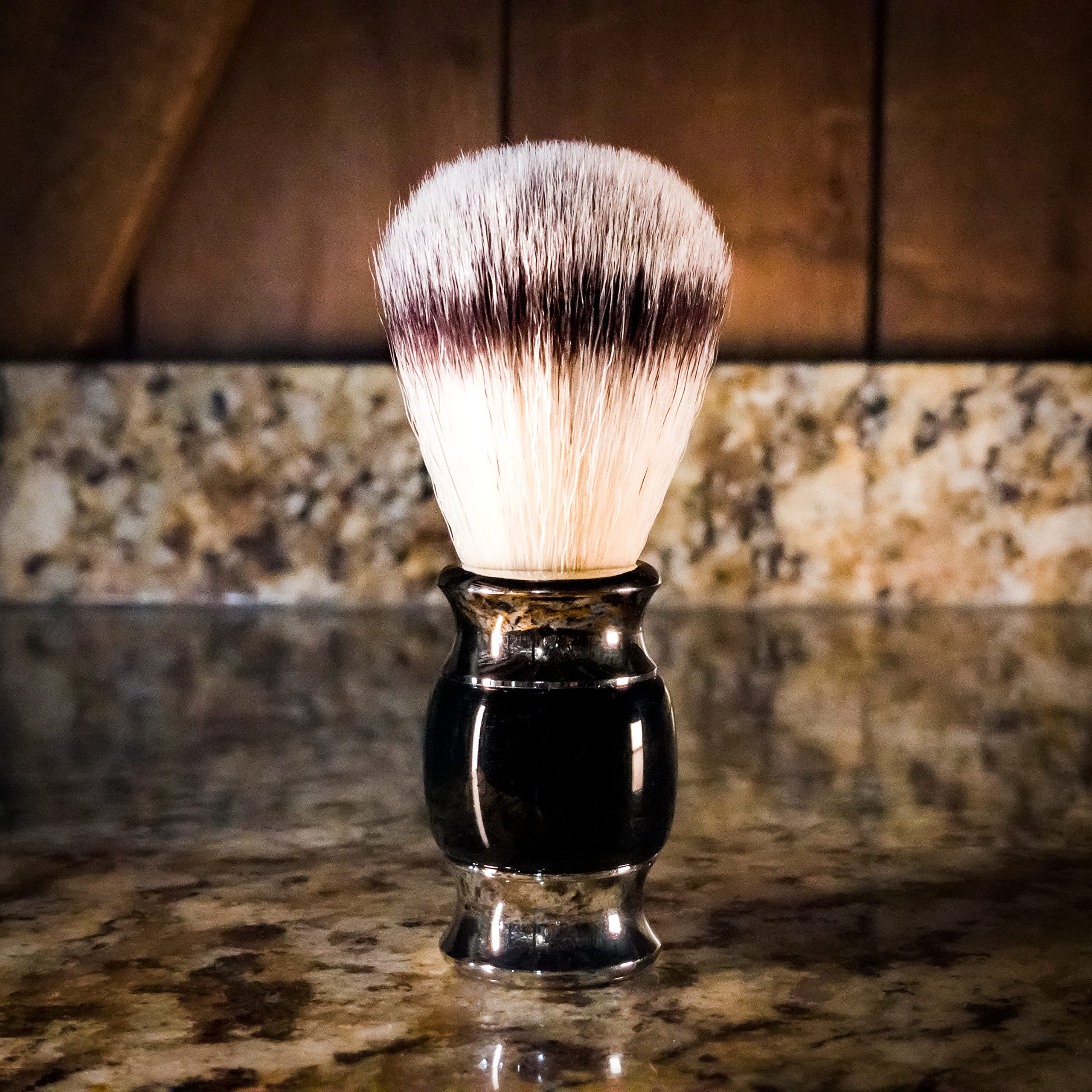 Union Razors S3 Shaving Brush with Chrome Handle