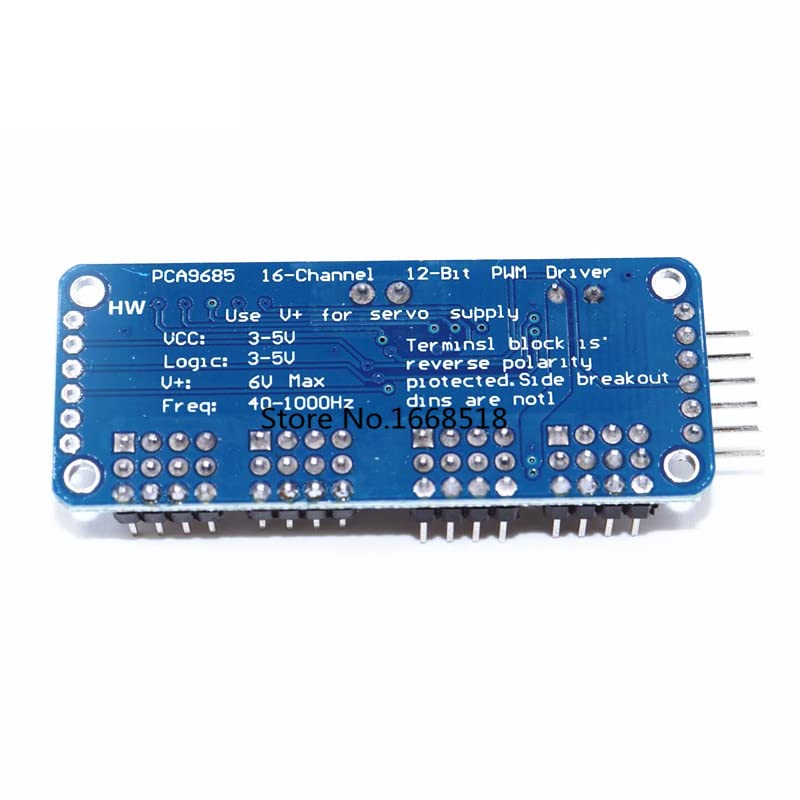 16 Channel 12-bit PWM/Servo Driver-I2C Interface PCA9685 Module for arduino or Raspberry pi Shield Module servo Shield