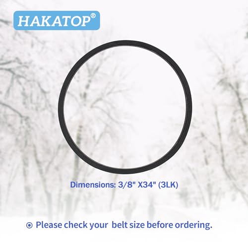 265-472 954-04260 3/8" X34" Drive Belt Replaces MTD 754-04260 Cub Cadet Troy Bilt mtd-490-501-m005 524SWE 21" Walk-Behind Mowers Snow Throwers
