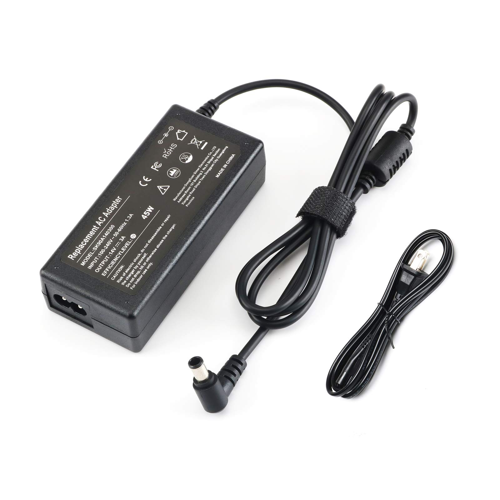 EBKK 14V AC/DC Adapter Power Cord for Samsung Monitor SyncMaster S22C300H S22A300B S20A350B S27D360H S24D590PL UN22F5000AF 15" 17" 18" 19" 20" 22" 23" 24" 27" Monitor TV