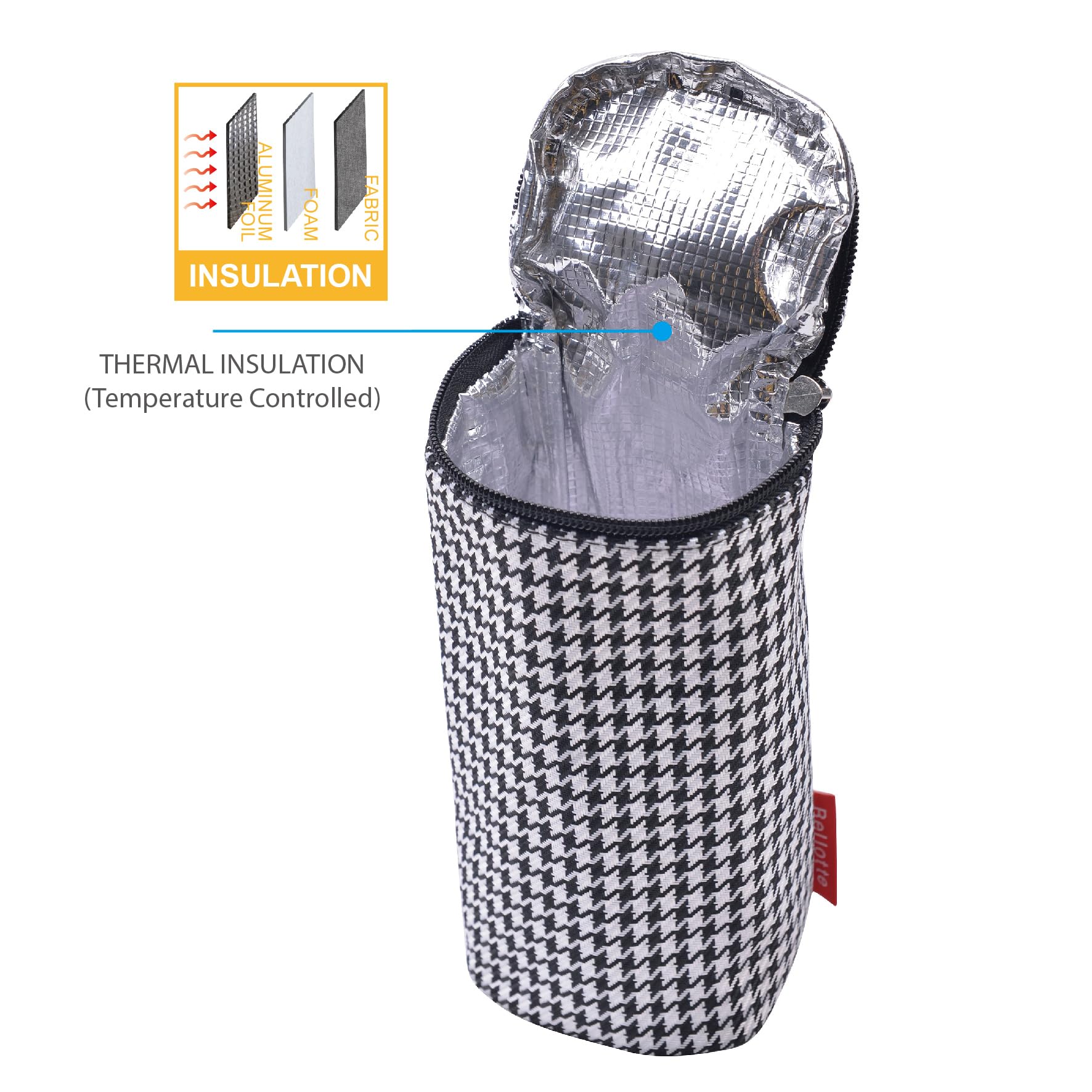 Bellotte Insulated Baby Bottle Bags (2 Pack) - Travel Carrier, Holder, Tote, Portable Breastmilk Storage