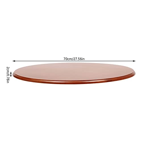 27.56” Lazy Susan Organizer for Kitchen, Extra Large Rotating Storage Tray Wooden Disc Grazing Tray, Kitchen Countertop Table Bearing Plate | Doubles As A Cheese Board Charcuterie Platter