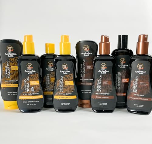 Australian Gold Dark Tanning Exotic Oil, Carrot Extract Formula, 8 Fl Oz (Pack of 1) (Packaging may vary)