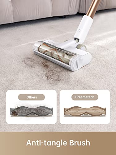 Dreametech Cordless Vacuum Cleaner, P10 Pro Vacuum Cleaner with 22Kpa Powerful Suction, 2 in 1 Lightweight Stick Vacuum for Hard Floor Pet Hair