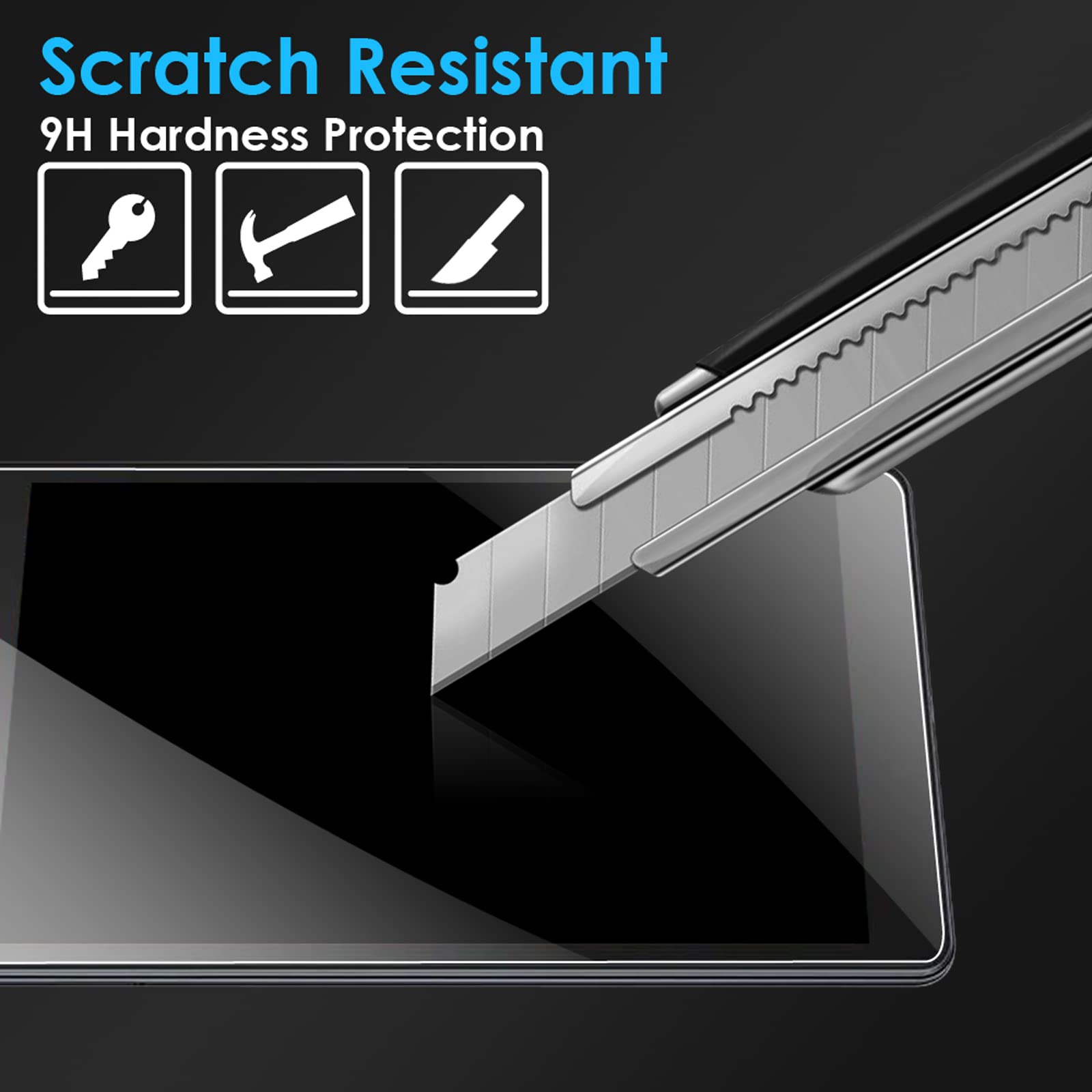 DETUOSI 2-PACK Screen Protector for Samsung Galaxy Tab A 8.0" 2019 (SM-T290/T295/T297),Ultra-Clear/Case Friendly/Touch Sensitive/Bubble Free/Anti-Scratch Mica Galaxy Tab A 8.0" 2019 Tempered Glass