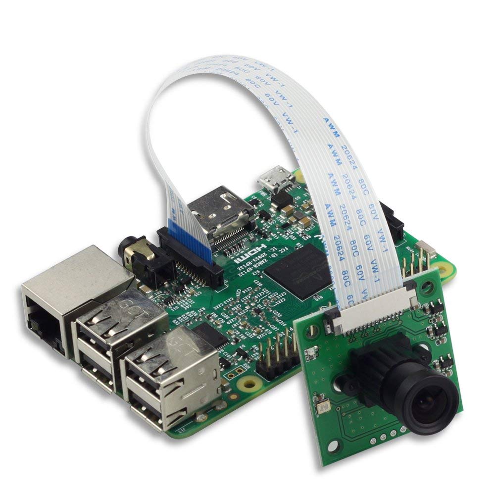 Arducam Lens Board OV5647 Sensor for Raspberry Pi Camera, Adjustable and Interchangeable Lens M12 Module, Focus and Angle Enhancement for Raspberry Pi 5/4/3/3 B+