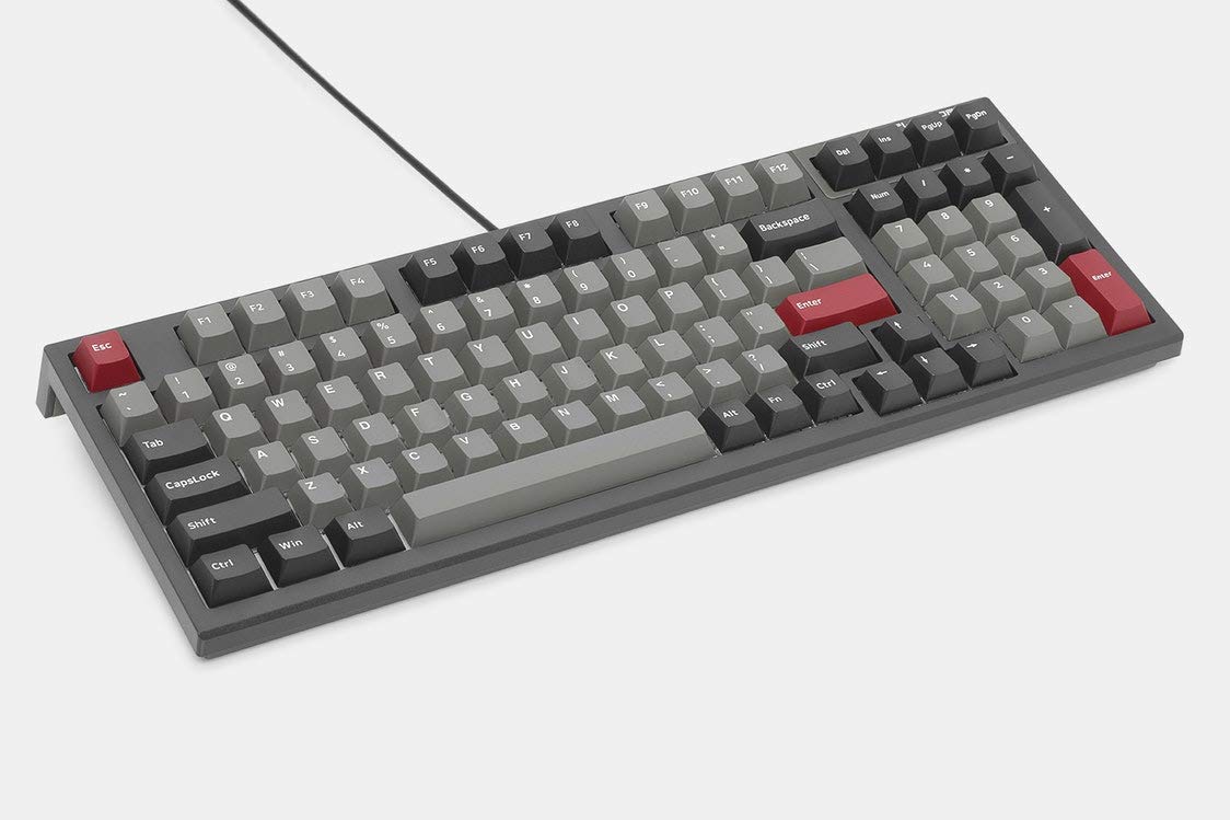 KPREPUBLIC Flesports FL980 Mechanical Gaming Keyboard Full RGB Backlit LED Computer Keyboard PBT Doubleshot keycap Hot Swappable Box Switch (Box Red Switch Edition x1, FL980 Keyboard x1)