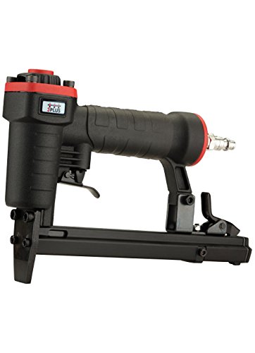 3PLUS HT5014SP Pneumatic 20 Gauge Stapler, T50 Upholstery Stapler, 1/4-Inch to 9/16-Inch