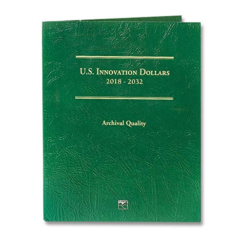 2018 D - 2023 D Mint First 21 Coins of American Innovation Dollars in U.S. Innovation Dollar Folder - Holds 57 Coins Dollar Seller Uncirculated