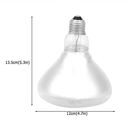 Eboxer Livestock Heat Lamp, 175W Sunlight Lamp Heating Light Bulb for Reptile Snake Piglet, etc (175W)