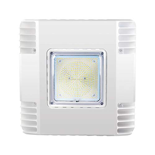 OSTEK LED Gas Station Canopy Light, 150W Carport Ceiling Light 5700K, Outdoor Rated (600W HID/HPS Equivalent), 90-277V IP65 DLC & UL Listed