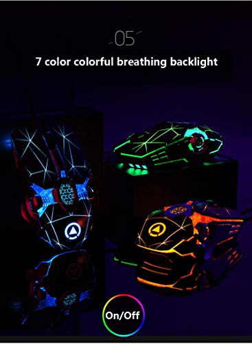 7 Buttons DPI LED Gamer Mice For PC Laptop Notebook