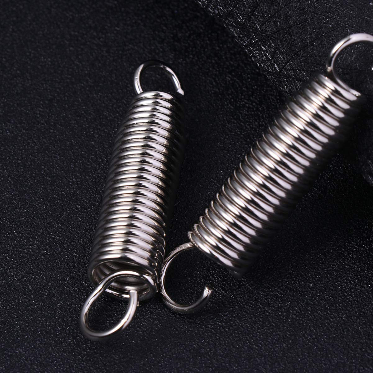 2pcs Stainless Steel Drum Foot Pedal Spring for Percussion Instrument Parts drum key tool,drum accessories,drum tuner,drum pedal(Silver)