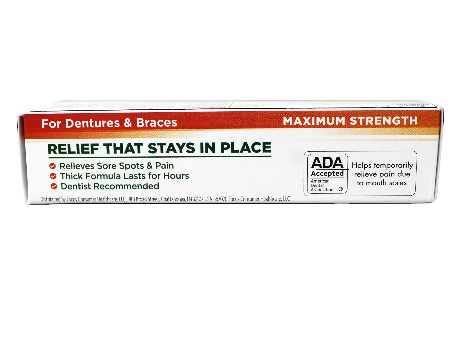 Benzodent Dental Pain Relieving Cream Topical Anesthetic, No Artificial Color & Flavors