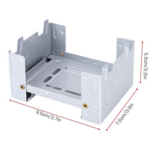 2 Pcs Spirit Stove, Solid Alcohol Fuel Stove Portable Foldable Barbecue Stove for Outdoor Camping Cooker(Stove)