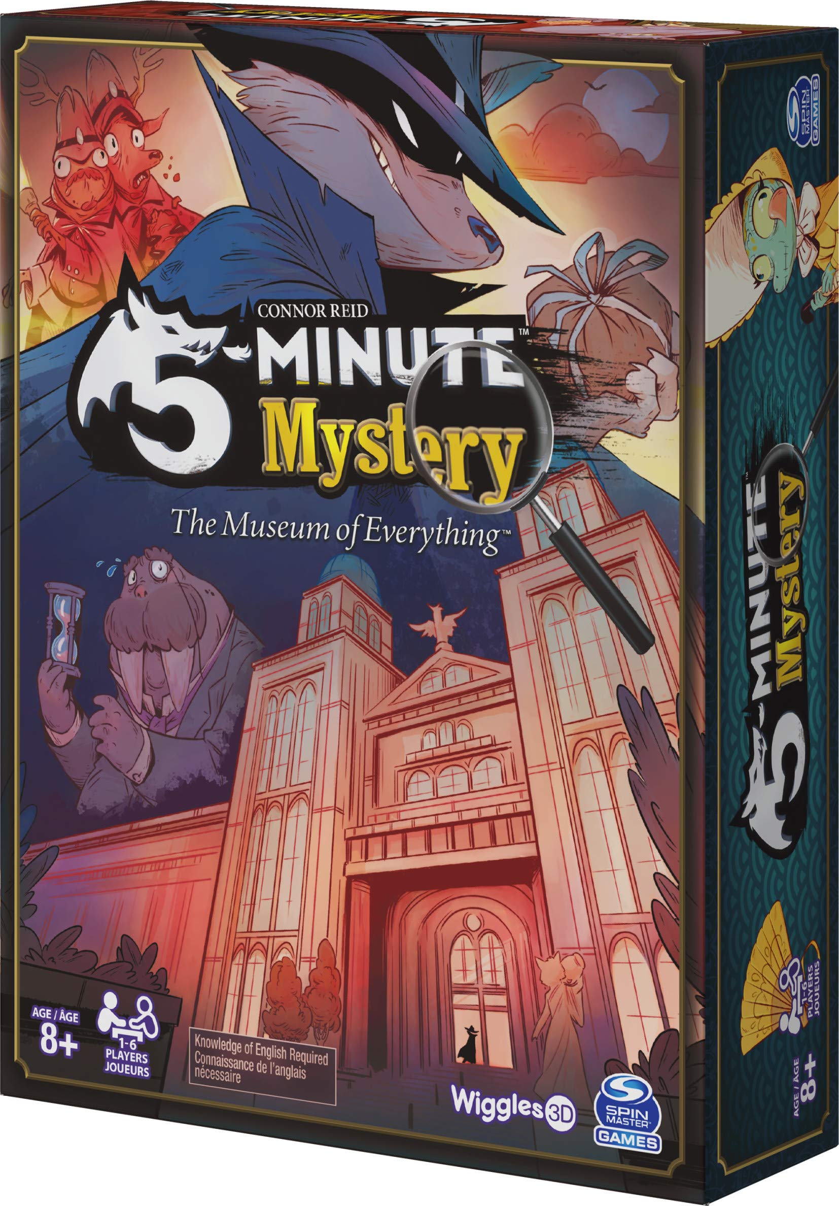 5-Minute Mystery The Museum of Everything Game, for Adults and Kids Ages 8 and up, by SpinMaster