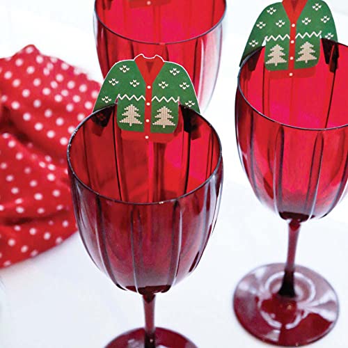 Big Dot of Happiness Ugly Sweater - DIY Shaped Holiday and Christmas Paper Cut-Outs - 24 Count