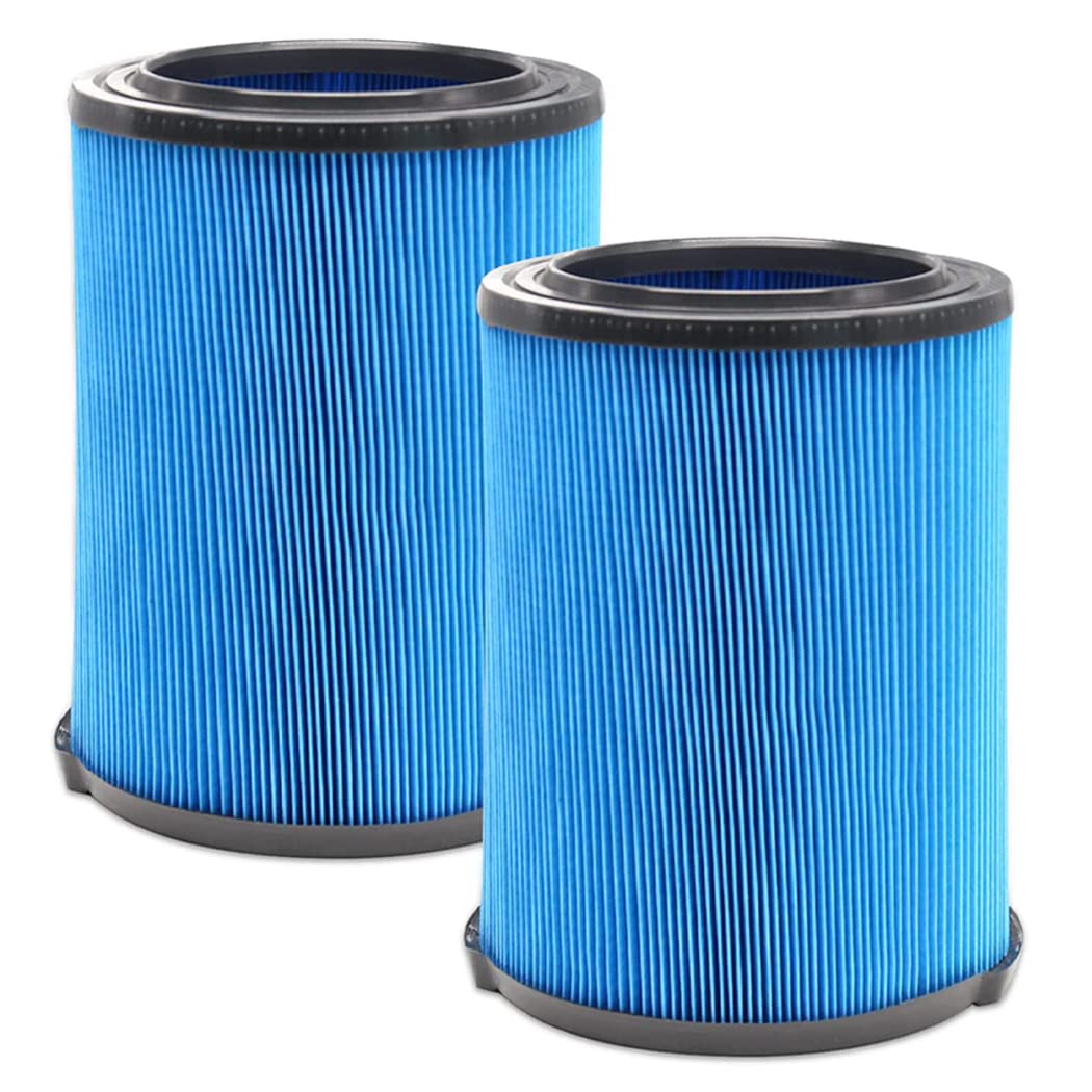 2 Pcs VF5000 Filter Replacement for Ridgid Shop Vac 72952 3-Layer Pleated Paper 5-20 Gallon Wet Dry Vac Replacement Filter for WD1450 WD1270 WD1680 WD1851 WD0970 WD09700 WD06700 RV2400A