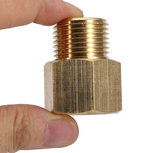 CO2 Cylinder Tank W21.8 to CGA320 Adapter Converter for Aquarium Fish Tank,1.1inch