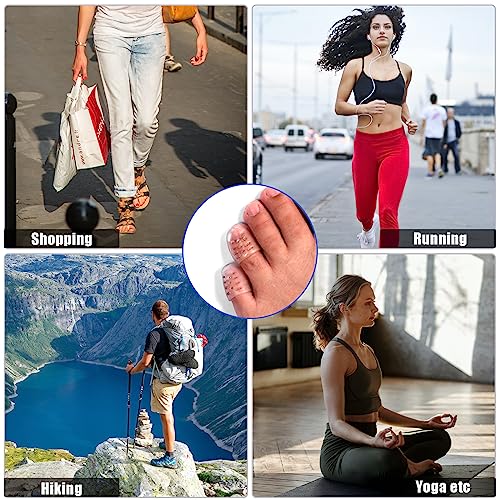 30pcs Silicone Anti-Friction Toe Protector, Breathable Toe Protectors Clear Toe Covers Silicone Toe Guards Soft Toe Sleeves for Women Men