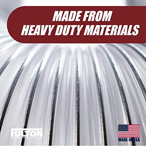 4" x 10' (4 inch diameter by 10 feet long) Ultra Flex Clear Vue Heavy Duty PVC Dust Debris and Fume Collection Hose MADE IN USA!