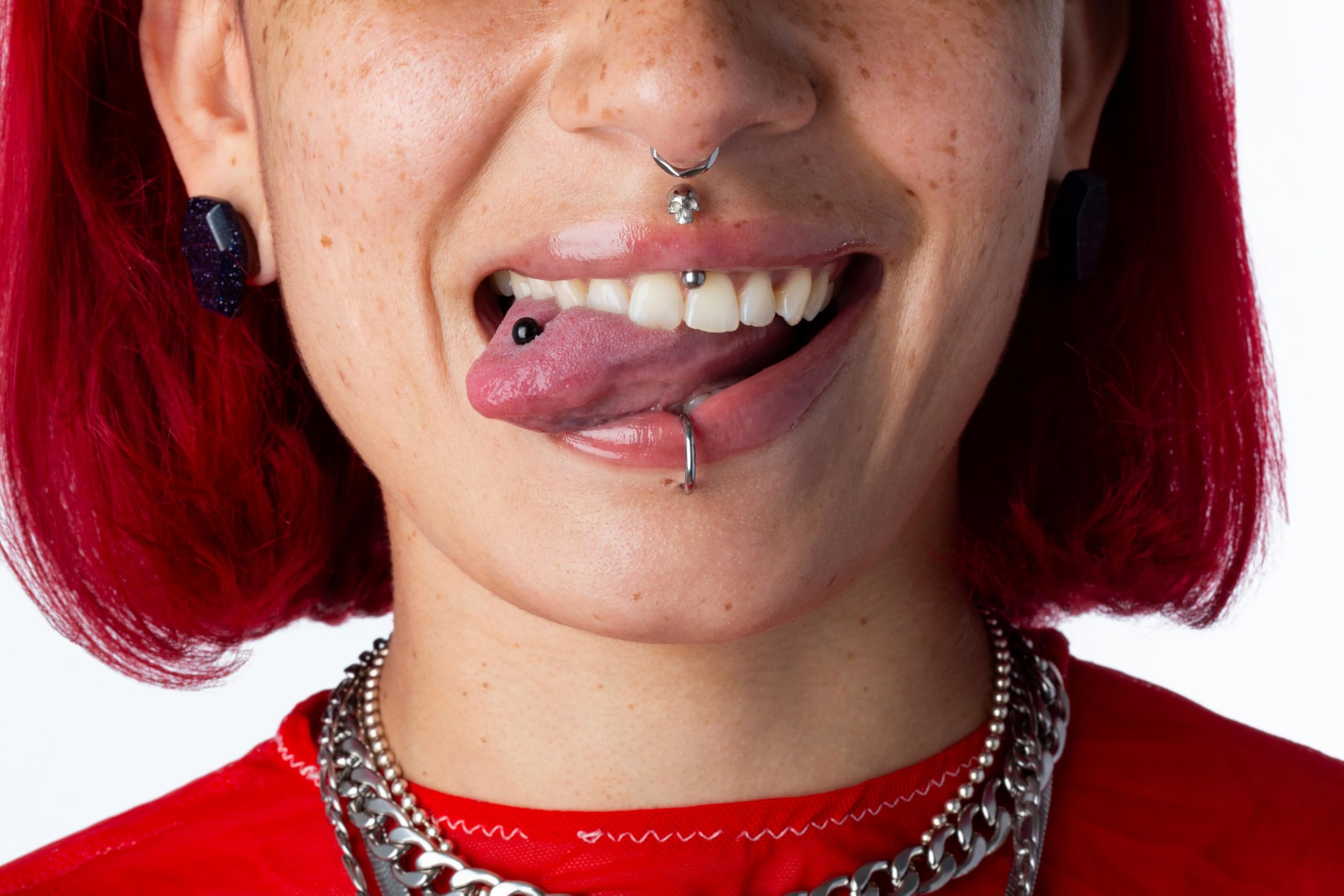 16G Hammered Texture Wavy Stainless Steel Hinged Segment Ring for Septum, Lip, Eyebrow, and Ear Piercings (Steel)