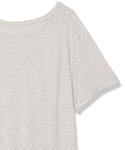 Amazon Essentials Women's Studio Relaxed-Fit Lightweight Crewneck T-Shirt (Available in Plus Size), Medium Grey Heather, X-Large