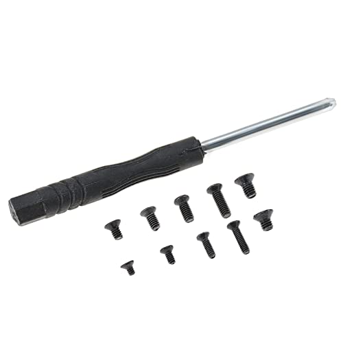 500Pcs M2 M2.5 M3 KM Screw Black Zinc Plated Flat Head Phillips Screws Laptop Notebook Computer Screws Set Kit Carbon Steel Screws Black zinc Plated