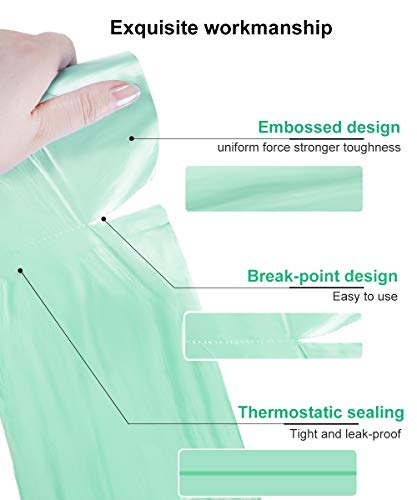 75 Counts AYOTEE Mini Garbage Bags, 1.2 Gallon Small Compostable Trash Bags, Small Garbage Bags for home, Fit 4.5 or 5 Liter Bathroom Wastebasket Can Liners(Green)