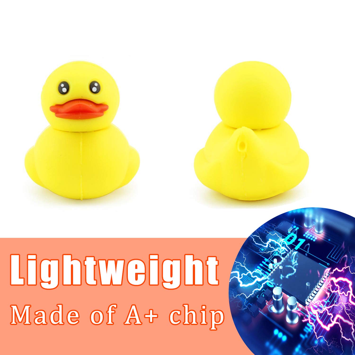 Cute Flash Drive 32GB, EASTBULL USB 2.0 Duck Novelty Flash Drive Thumb Drive Memory Stick Jump Drive for Data Storage (1 PCS)