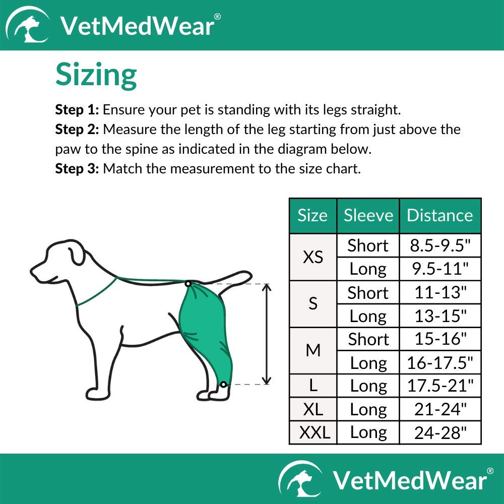 After Surgery Wear Hip and Thigh Wound Protective Sleeve for Dogs. Dog Recovery Sleeve. Recommended by Vets Worldwide (X-Large, Gray)