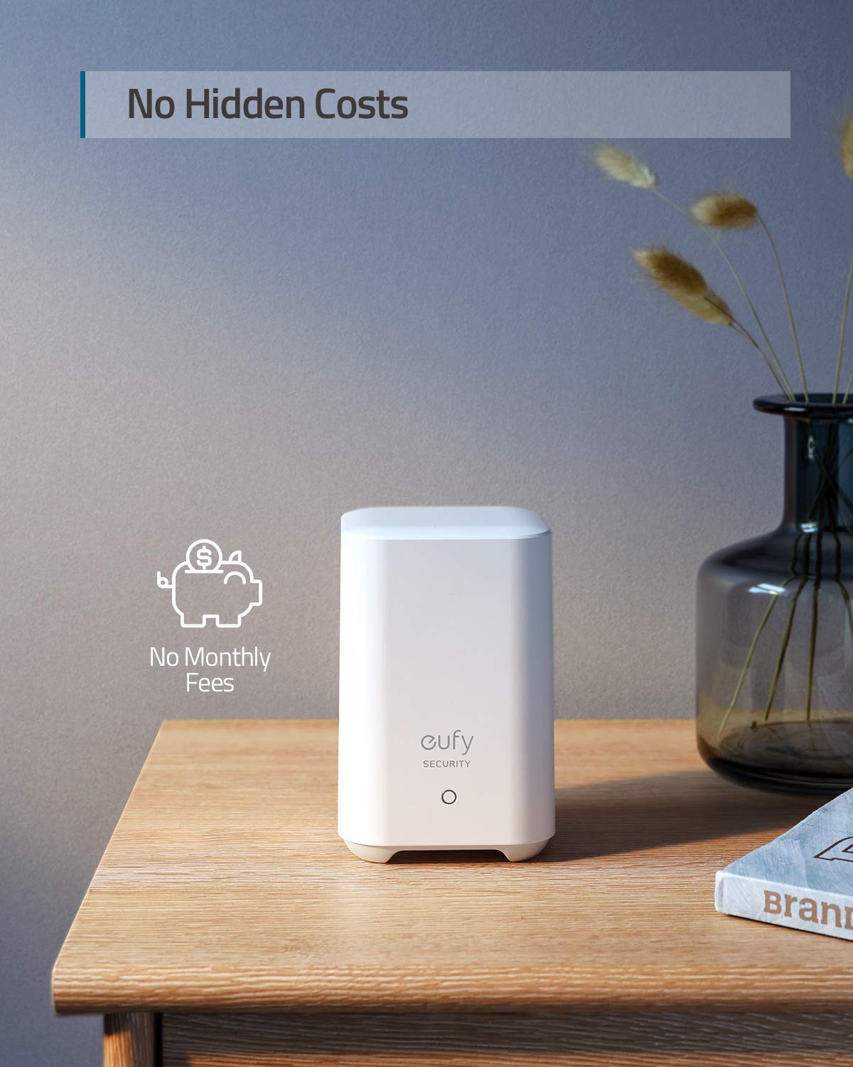 Eufy Security 5-Piece Home Alarm Kit, Home Security System, Keypad, Motion Sensor, 2 Entry Sensors, Home Alarm System, Control from The App, Links with HomeBase-Connected Devices (Renewed)