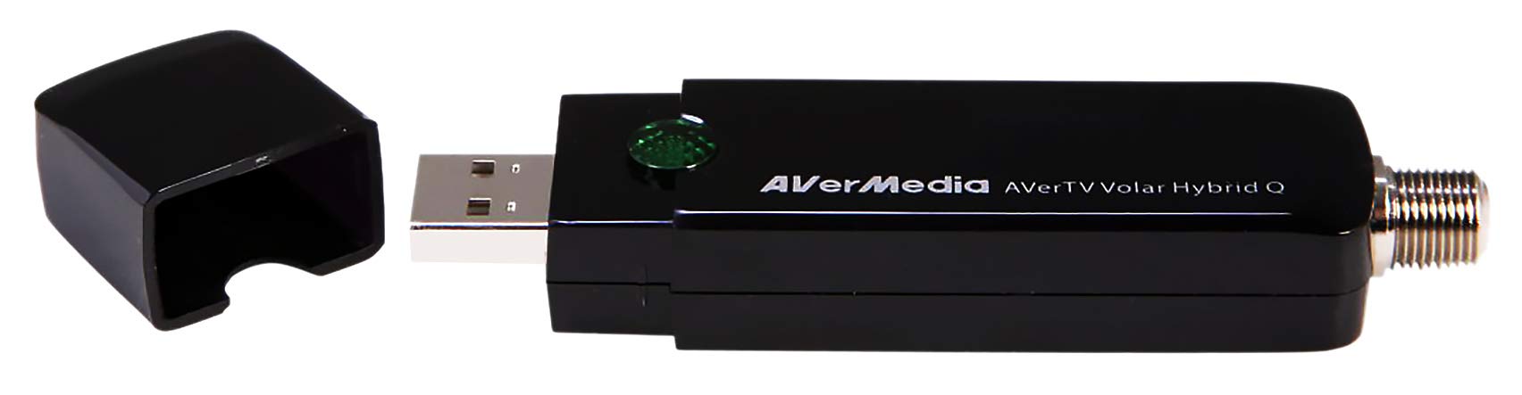 AVerMedia AVerTV Volar Hybrid Q, USB TV Tuner, ATSC, Clear QAM HDTV & FM Radio, Supports Windows 10 (H837)