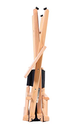 Filmcraft Tall Director's Chair (White Canvas, Natural Frame)