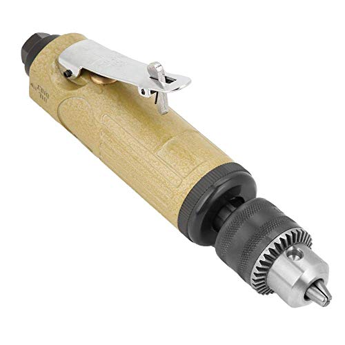 3/8" High Speed Straight Pneumatic Drill Set Power Reversible Air Drilling Tool with Adjustable Inlet Valve 22000rpm