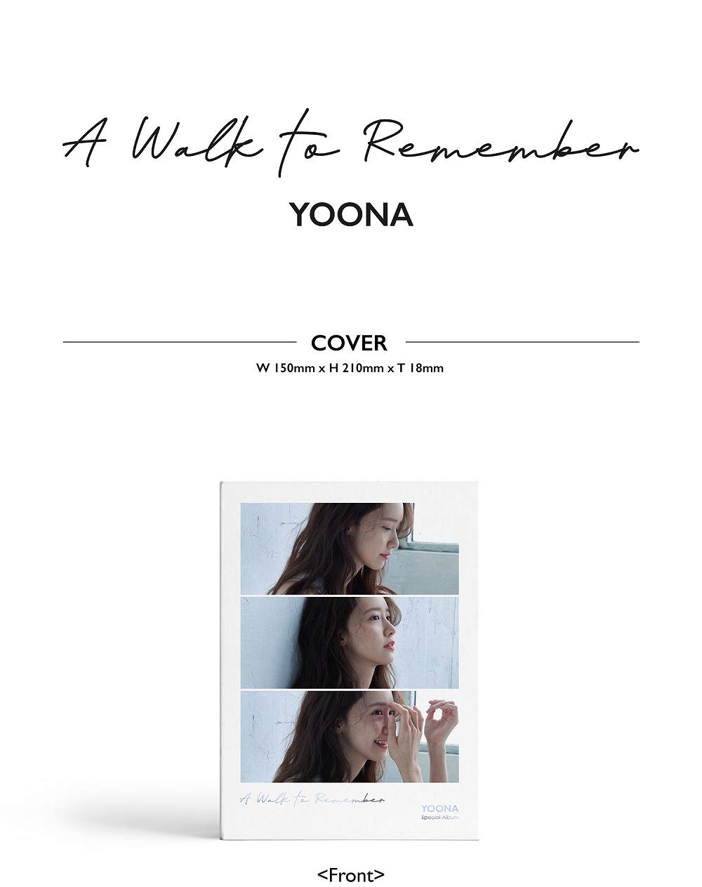 YOONA SNSD Girl's Generation - A Walk to Remember (Special Album) Album+Extra Photocards Set
