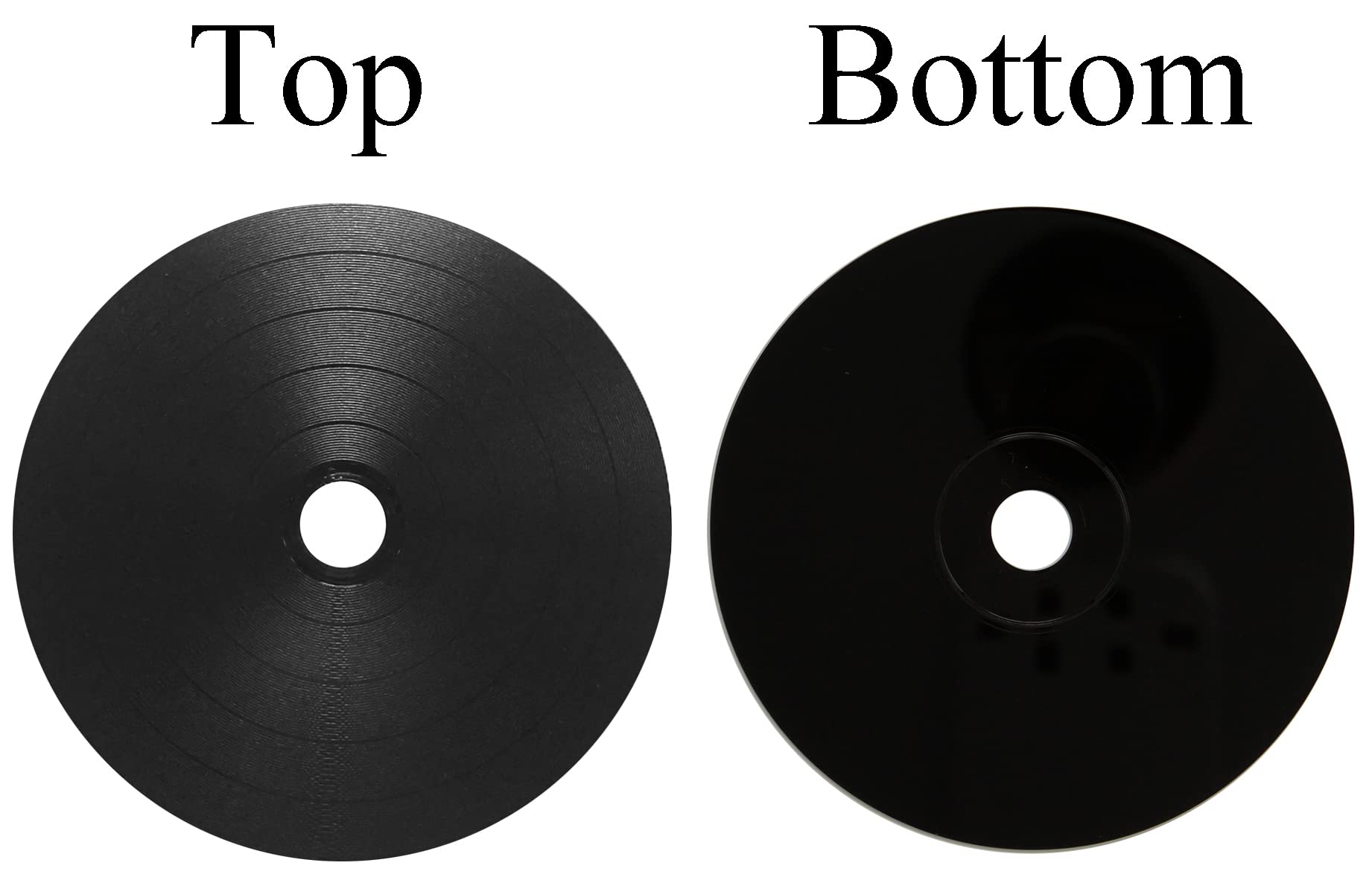 50 Pack Smartbuy Black on Black CD-R 52X 700MB 80 mins Double Side Black Vinyl Blank Recordable Disc