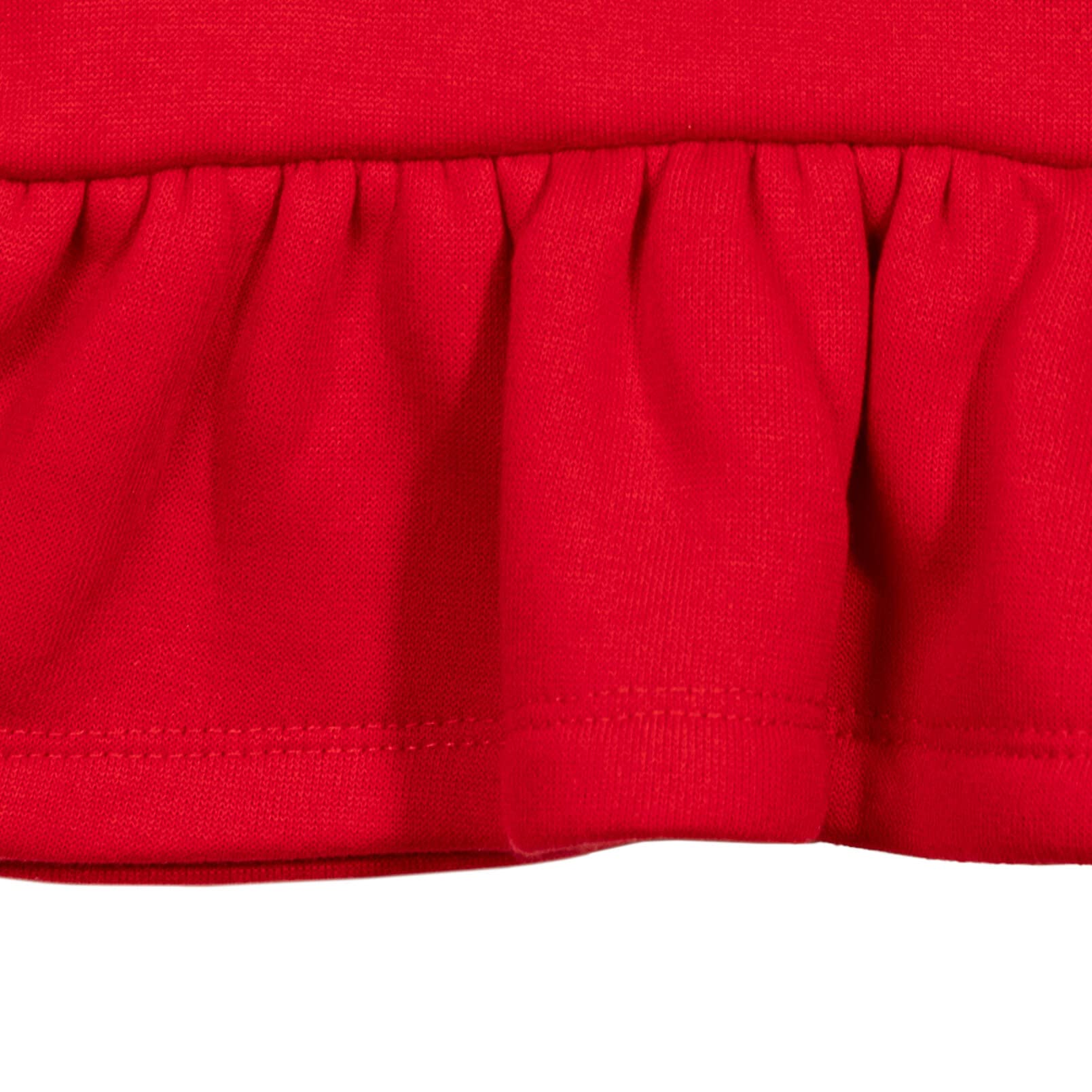 Disney Minnie Mouse Infant Baby Girls Fleece Pullover Peplum Hoodie Leggings Set Red 18 Months