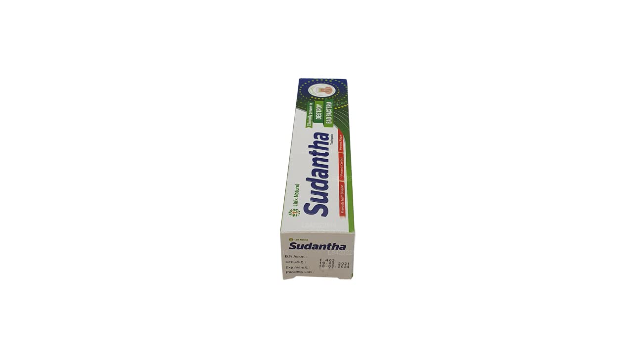 Ayurveda Fluoride- Free Herbal Sudantha Toothpaste 4.2 Oz /120 gm