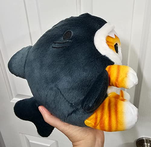 8.1'' Shark Cat Funny Cute Stuffed Animal Doll ,Shark Cat Plush Toy