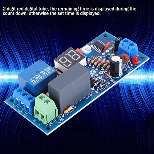 DEALPEAK Delay Relay Module Trigger Cycle Delay Timer Multifunction Time Delay Relay Interface Board Module with LED Display