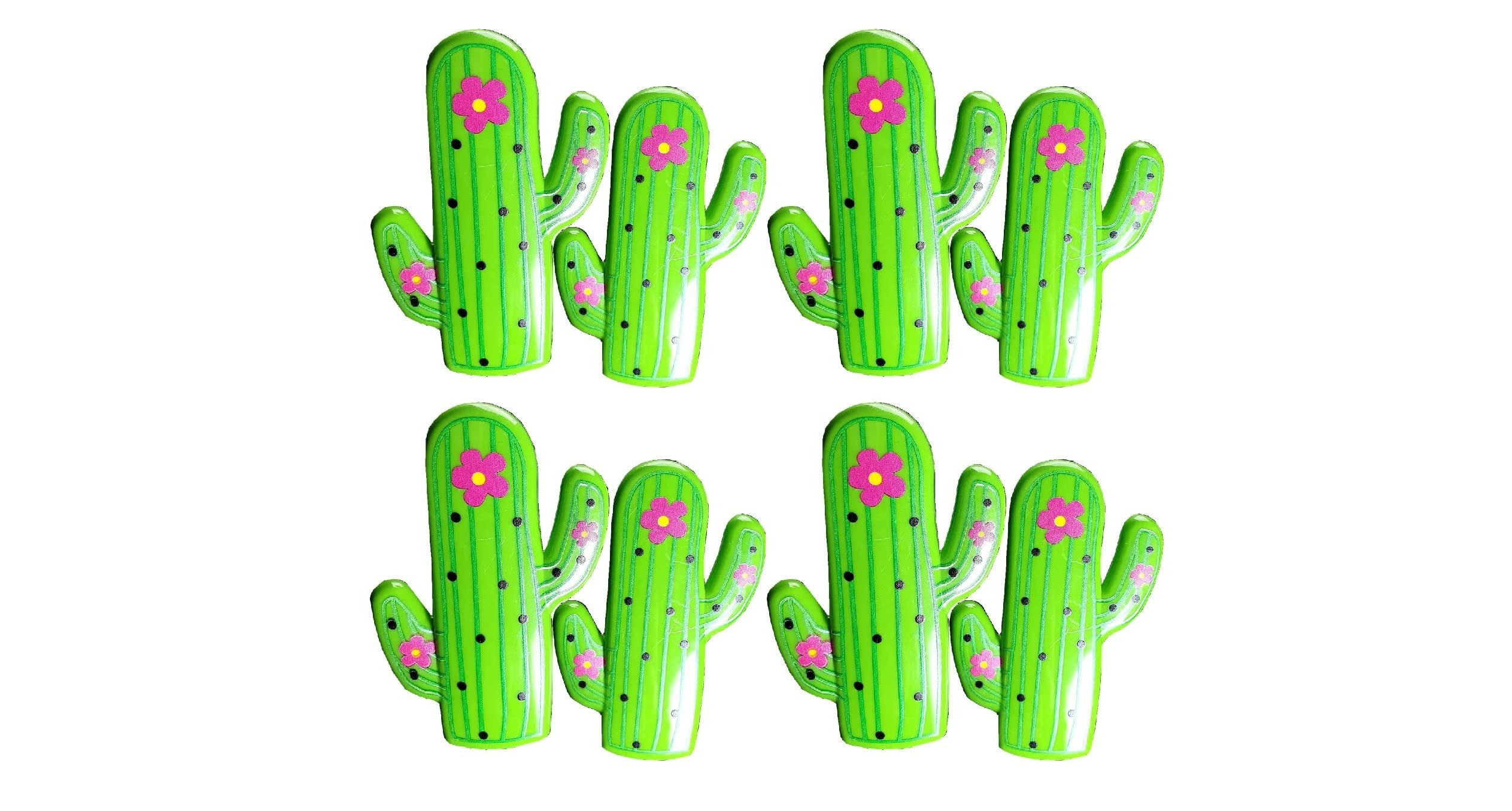4 Pairs (8 Ct) Cactus Style Beach Towel Holders, Clips, Beach, Patio or Pool Accessories, Portable Towel Clips, Chip Clips, Secure Clips ( 4 Set Per Order )